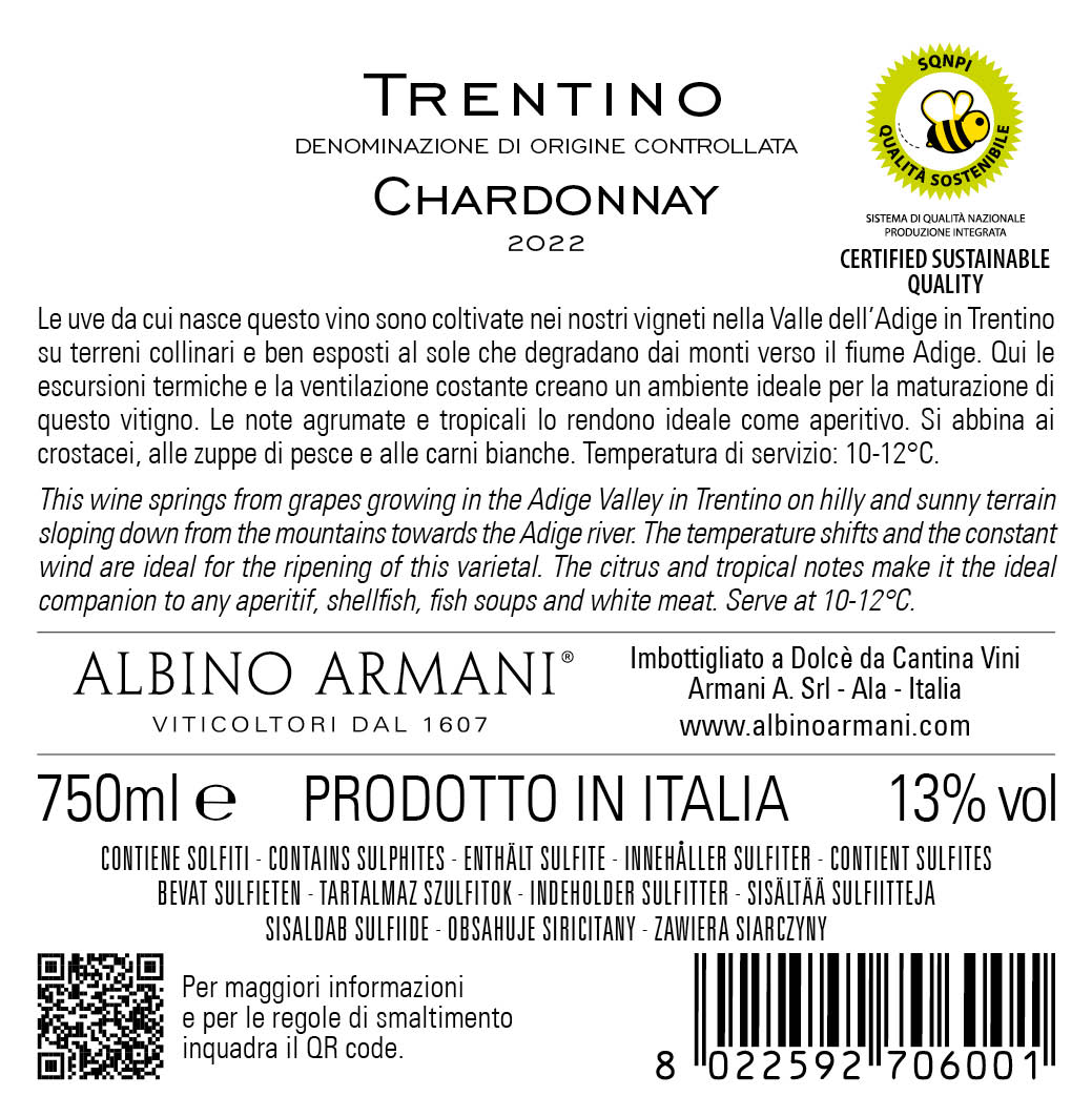 Chardonnay Capitel | Albino Armani