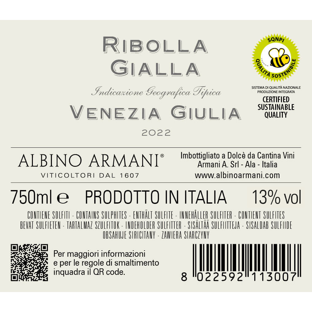 Ribolla Gialla | Albino Armani